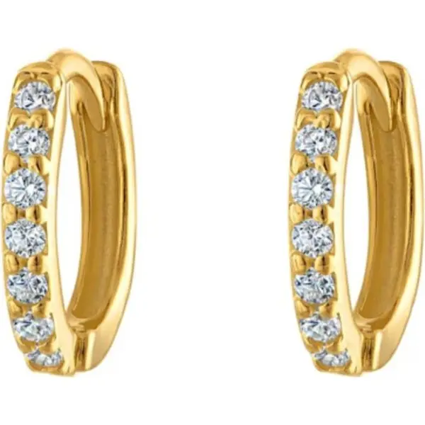 OUTOFOFFICE Eight Mm Huggie Hoop Earring