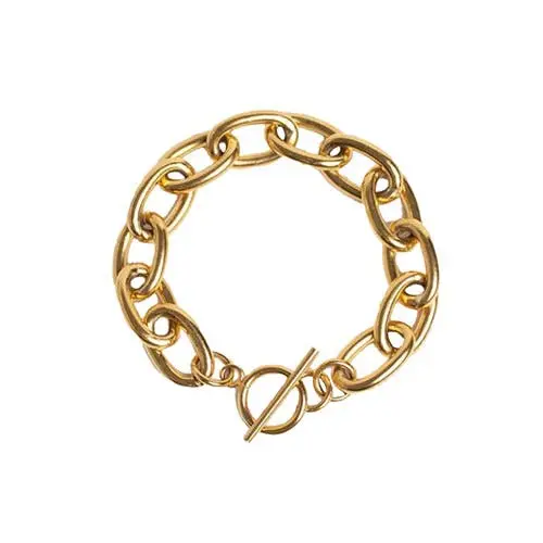 OUTOFOFFICE Chunky Round Chain Bracelet - Gold