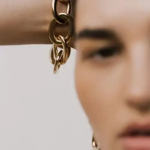 OUTOFOFFICE Chunky Round Link Chain Bracelet