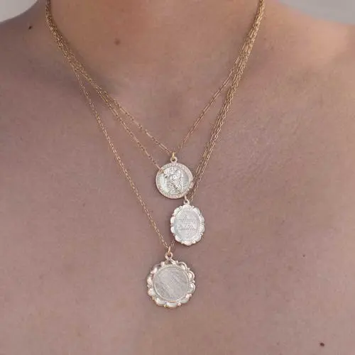 OUTOFOFFICE 18k Vermeil Star Of David Charm Necklace