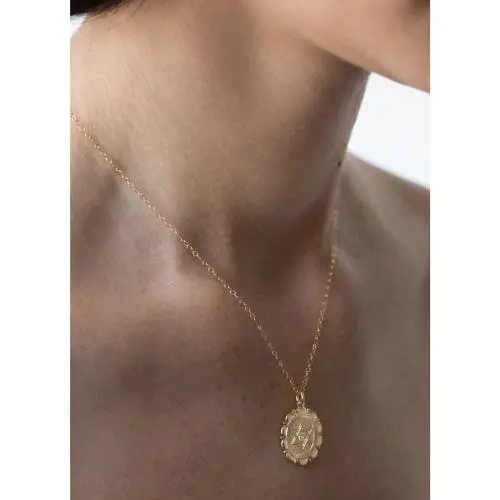 OUTOFOFFICE 18k Vermeil Star Of David Charm Necklace