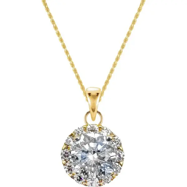 OUTOFOFFICE Pavé Charm Vermeil Necklace - Gold
