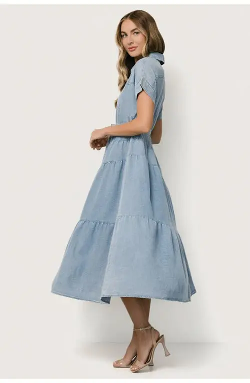 BALTIC BØRN Button-up Maxi Dress - Denim