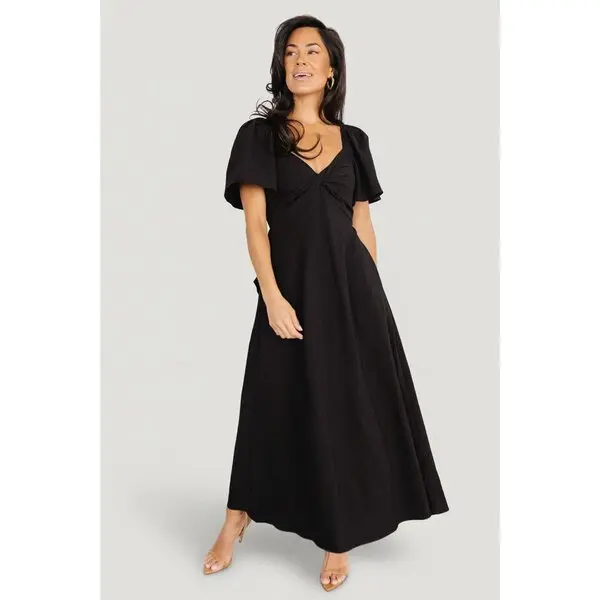 BALTIC BØRN Indie Back Tie Dress - Black