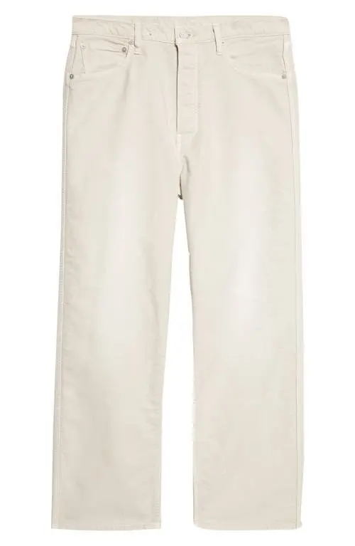 Visvim Fluxus 01 Corduroy Wide Leg Pants - Ivory