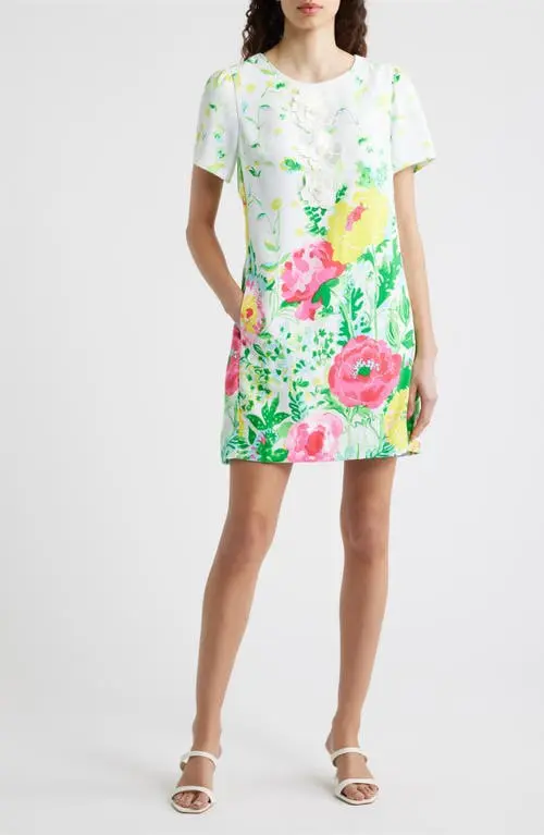 Lilly Pulitzer® Edita Floral Shift Dress - Multi Poppy Party