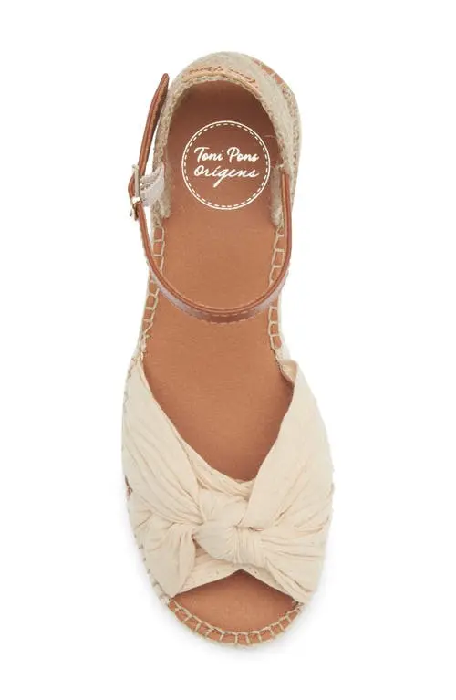 TONI PONS Daniela Ankle Strap Sandal - Cream