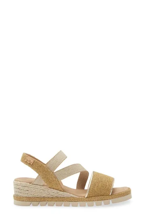 TONI PONS Oasis Slingback Wedge Sandal - Ocre