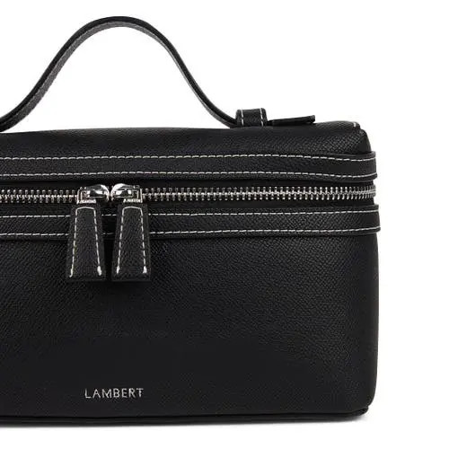 LAMBERT Elanevegan Leather Handbag - Black