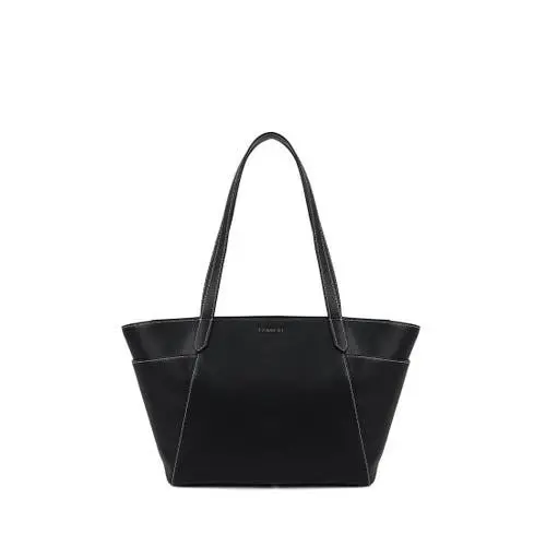 LAMBERT Opalevegan Leather Tote Bag - Black