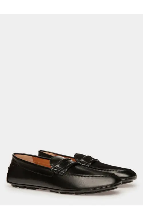 Bally Kerbs Driver In Buffalo Leather