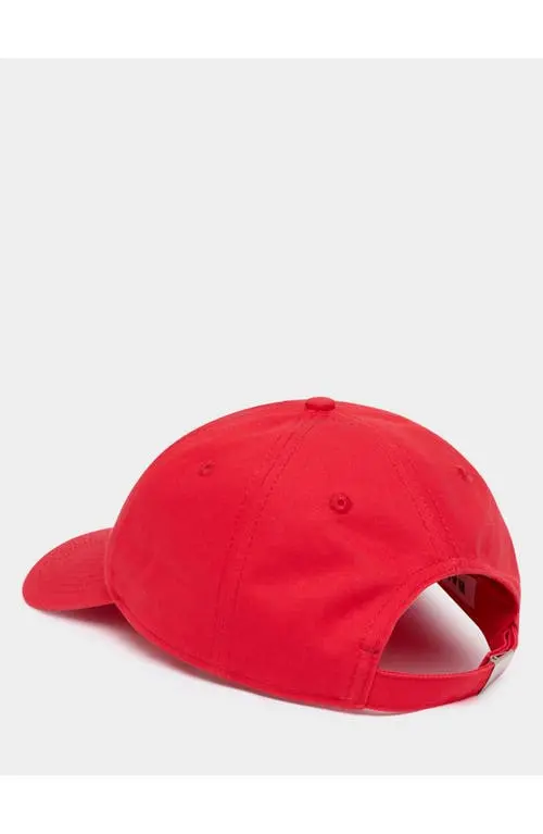 Bally Baseball Hat In Cotton With A B-wing Patch - Swiss Red 50