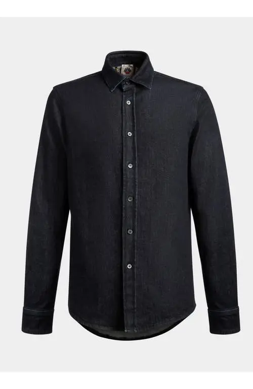 Bally Adrien Brody Travel Collection Long Sleeve Shirt - Blue