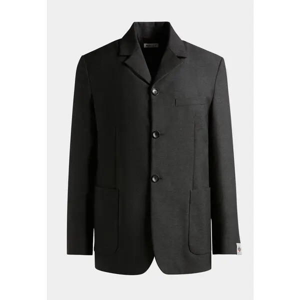 Bally Blazer In Dark Wool Blend