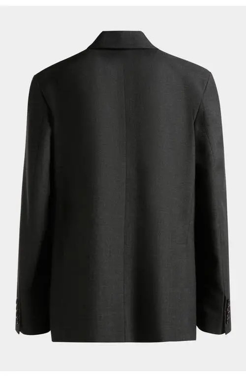 Bally Blazer In Dark Wool Blend