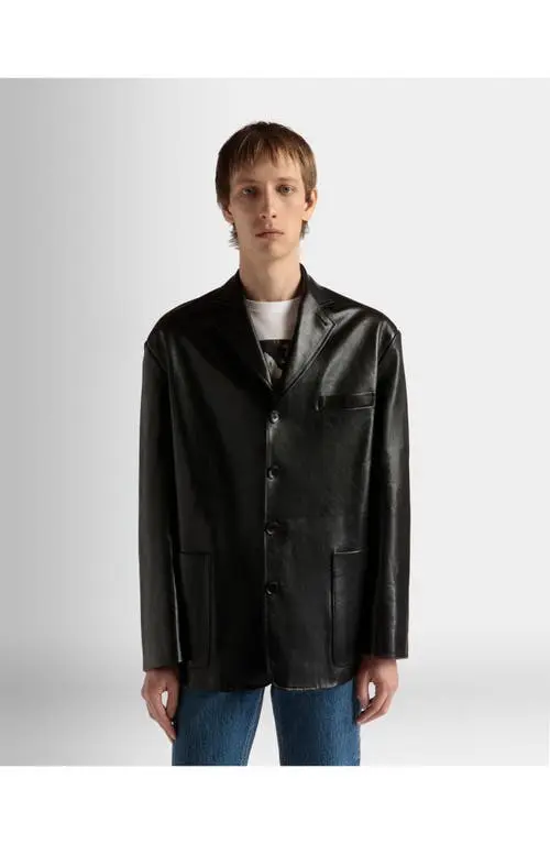 Bally Jacket In Calf Leather