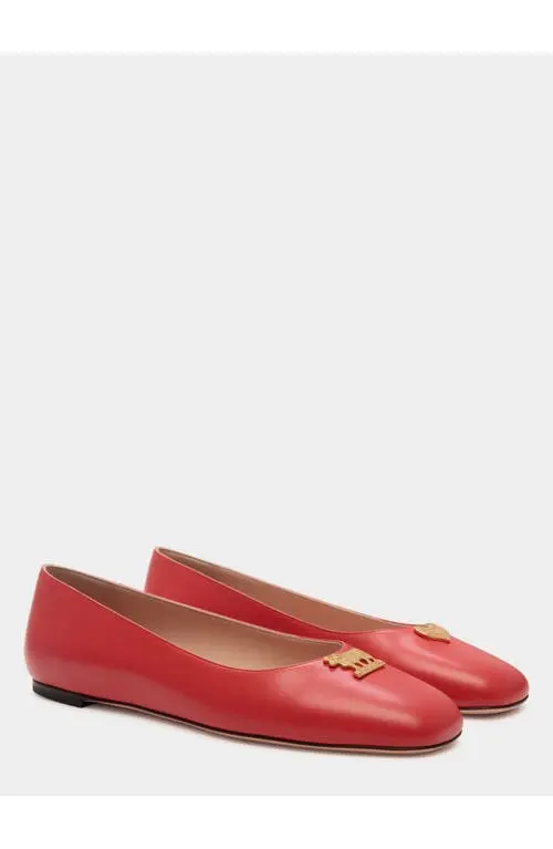 Bally Rina Flat In Leather