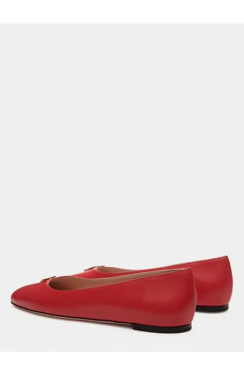 Bally Rina Flat In Leather