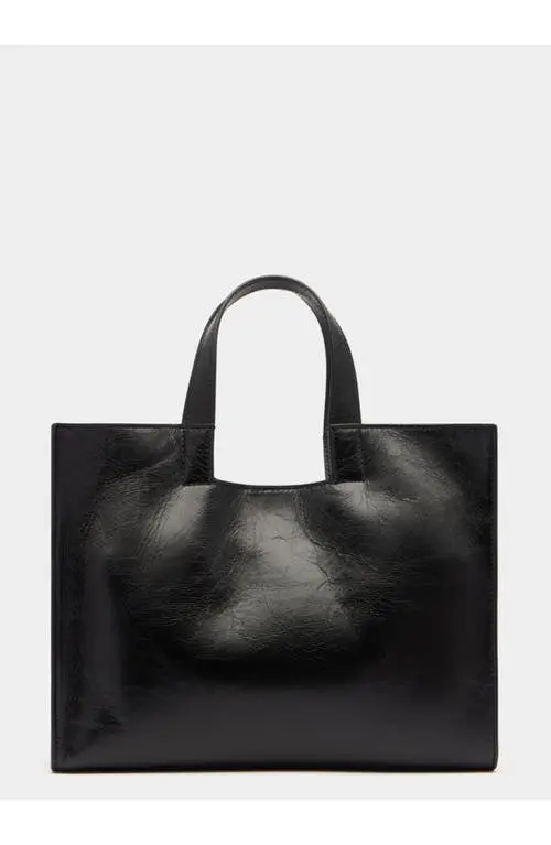 Bally Easy Tote Bag In Bovine Leather - Black