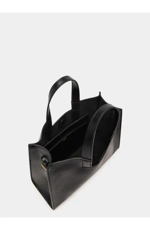 Bally Easy Tote Bag In Bovine Leather - Black