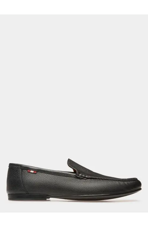Bally Moccasin In Grained Leather