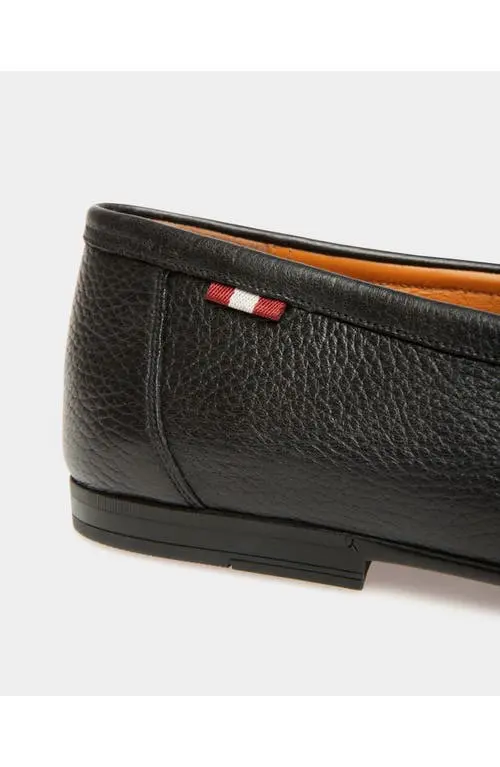 Bally Moccasin In Grained Leather