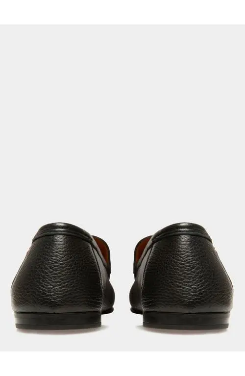 Bally Moccasin In Grained Leather