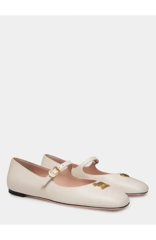 Bally Rina Mary-jane Flat In Calf Leather