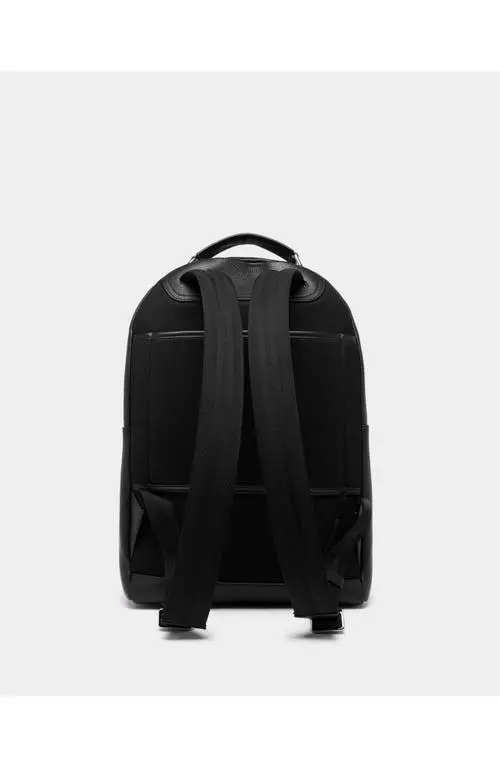 Bally Capitol Backpack In Grained Bovine Leather - Black