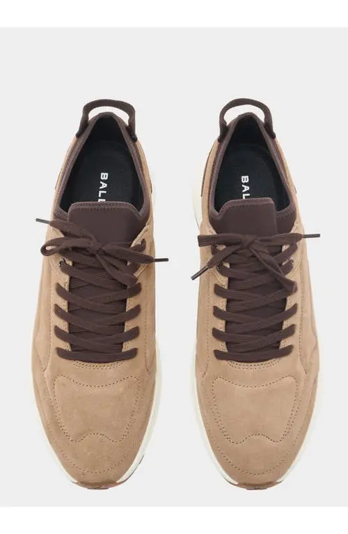 Bally Outline Sneaker In Suede