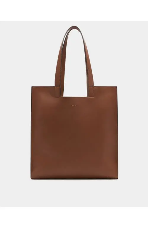 Bally Easy Tote Bag In Calf Leather - Brown