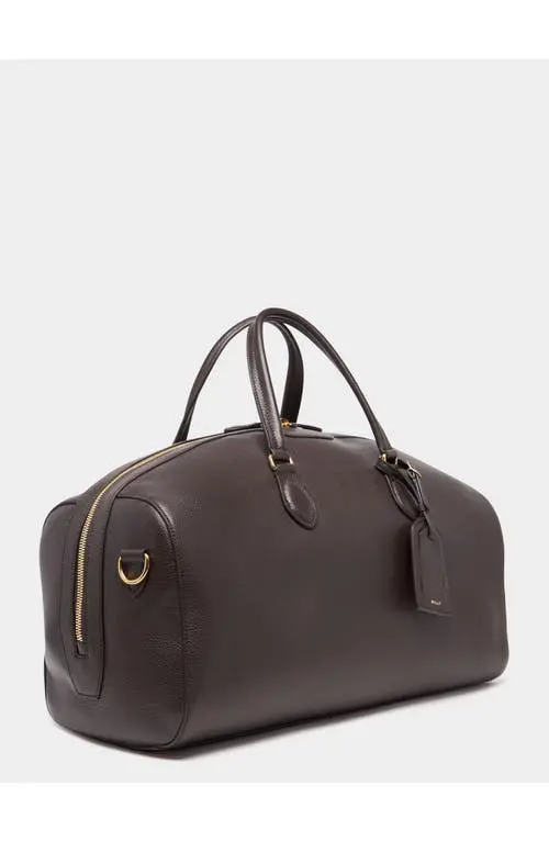 Bally Beckett Duffle Bag In Grained Leather