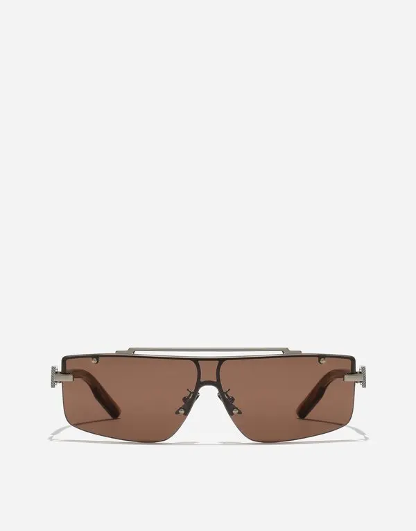 Dolce & Gabbana Cargo Sunglasses - Shiny Bronze - Brown Havana