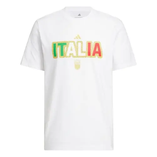 Adidas Italy National Team Jersey Hook T-shirt - White