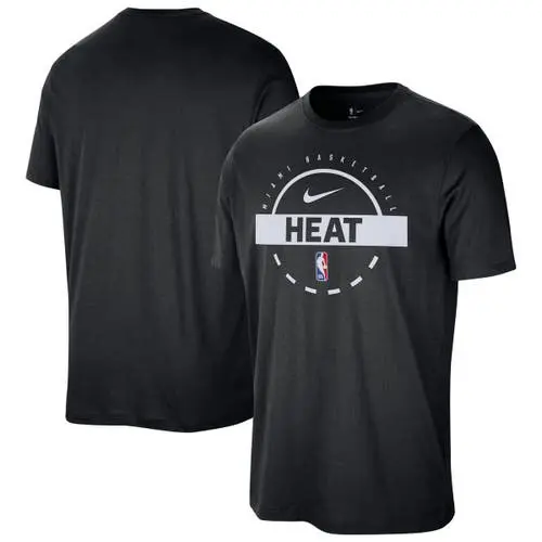 Nike Miami Heat Authentic Practice T-shirt - Black