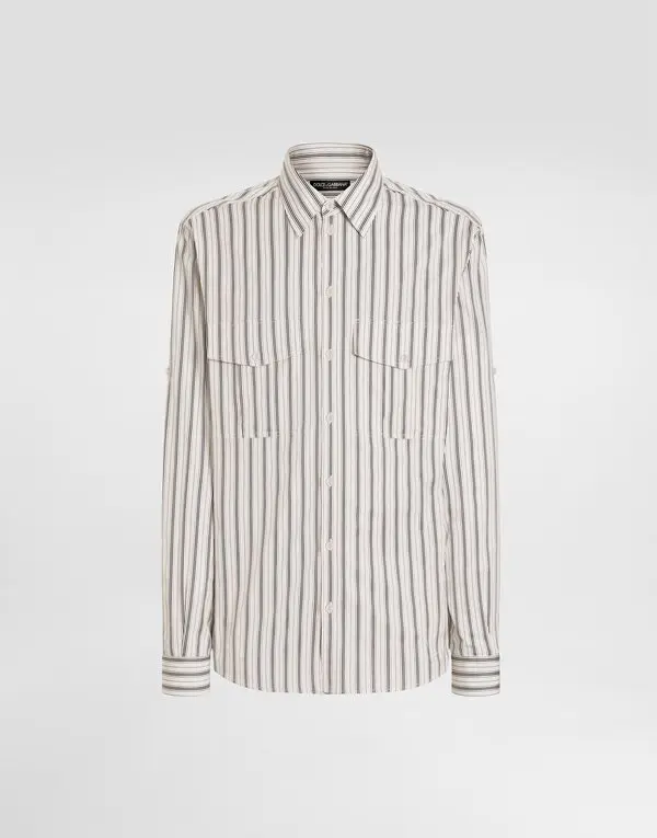 Dolce & Gabbana Striped Martini Shirt - Multicolor