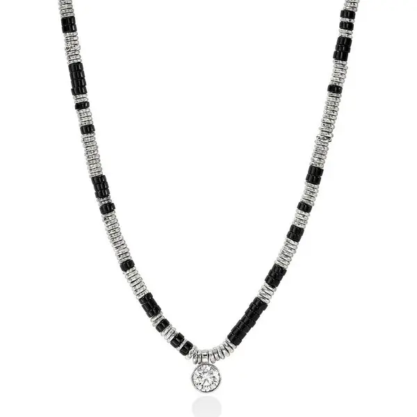 John Hardy Lovestruck™ Heishi Lab Grown Diamond Necklace - Silver