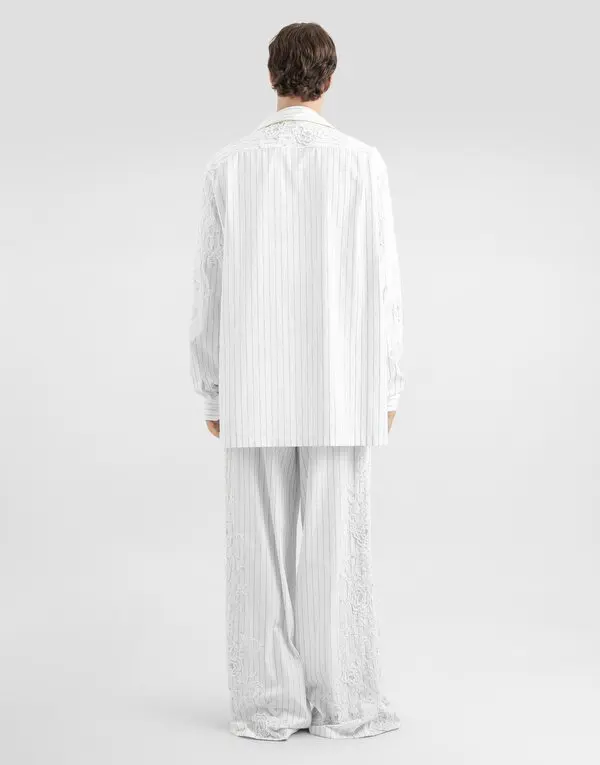 Dolce & Gabbana Vanity Trousers With Embroidery - Multicolor