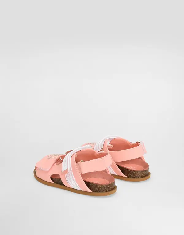 Dolce & Gabbana Sandalo Rhinestone Sandals - Pink