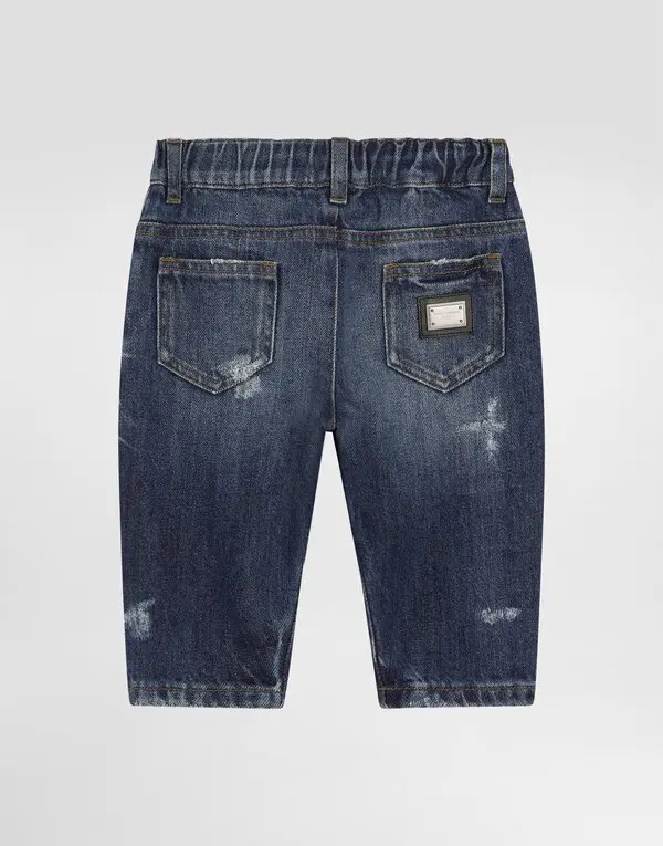 Dolce & Gabbana Washed Denim Trousers