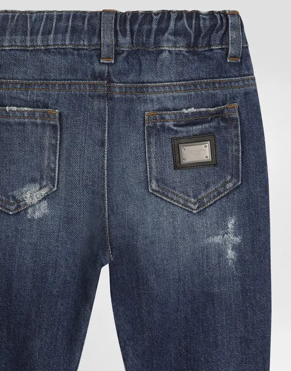 Dolce & Gabbana Washed Denim Trousers