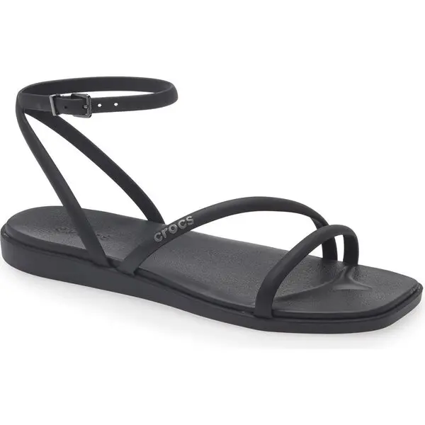 CROCS Miami Ankle Strap Sandal - Black