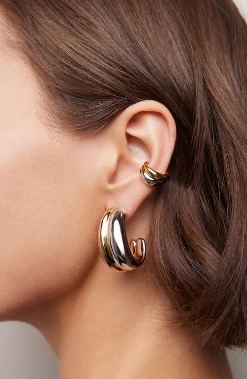 JENNIFER FISHER Chavez Two-tone Ear Cuff