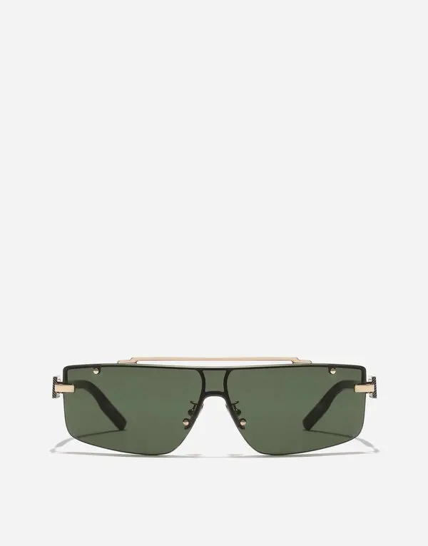 Dolce & Gabbana Cargo Sunglasses - Shiny Gunmetal - Havana