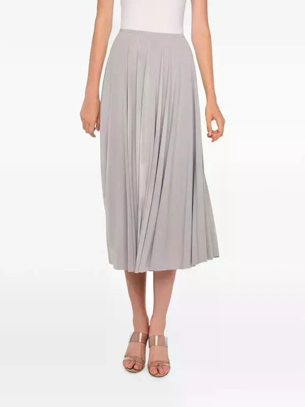 Norma Kamali Flared Mid-calf Skirt