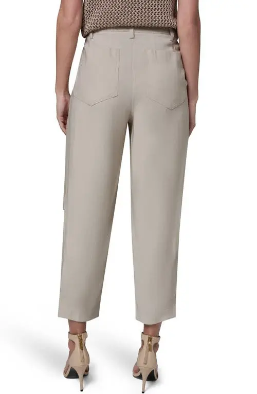 Donna Karan New York Pleated Crop Trousers - Tuscan Grey