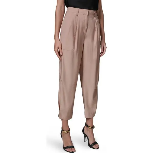 Donna Karan New York Pleated Crop Pants - Umbria