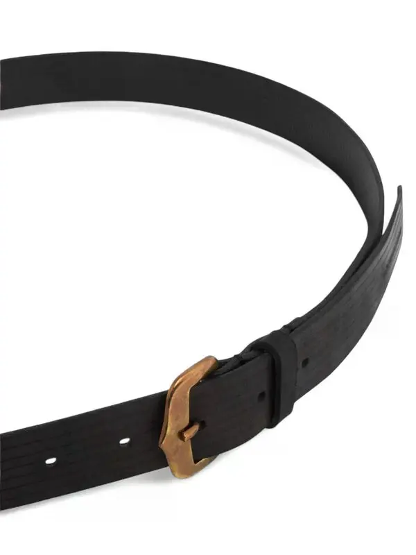 Dsquared2 Buckle-detail Textured Leather Belt - Black