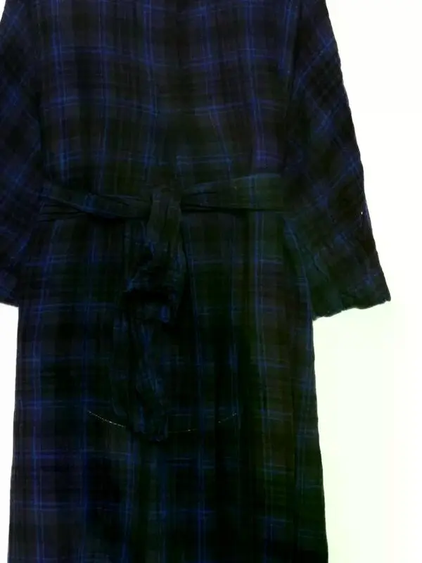 DANIELA GREGIS Checked Belted Dress