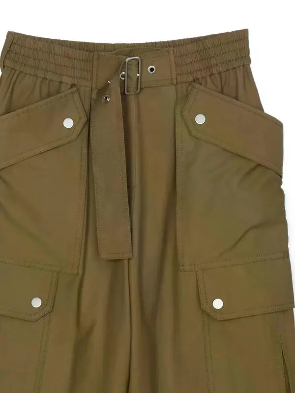 3.1 Phillip Lim Buckle-belted Cargo Pants - Brown